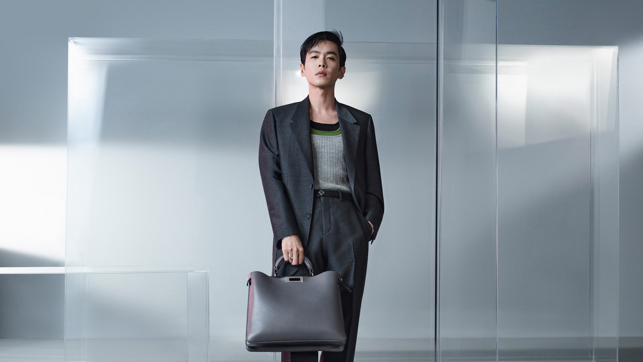 Junior-Ballerinas Stoff Beige | Fendi