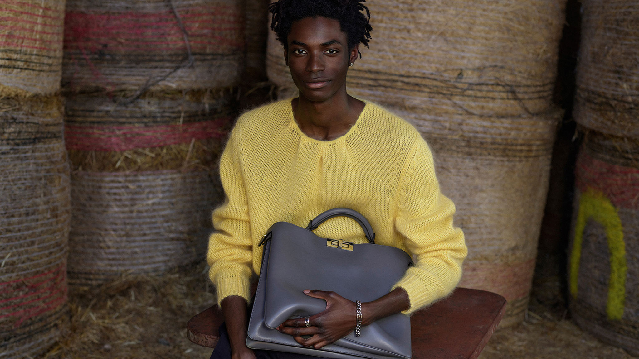 Fendi Diagonal Wallet - Blue FF canvas bi-fold wallet | Fendi