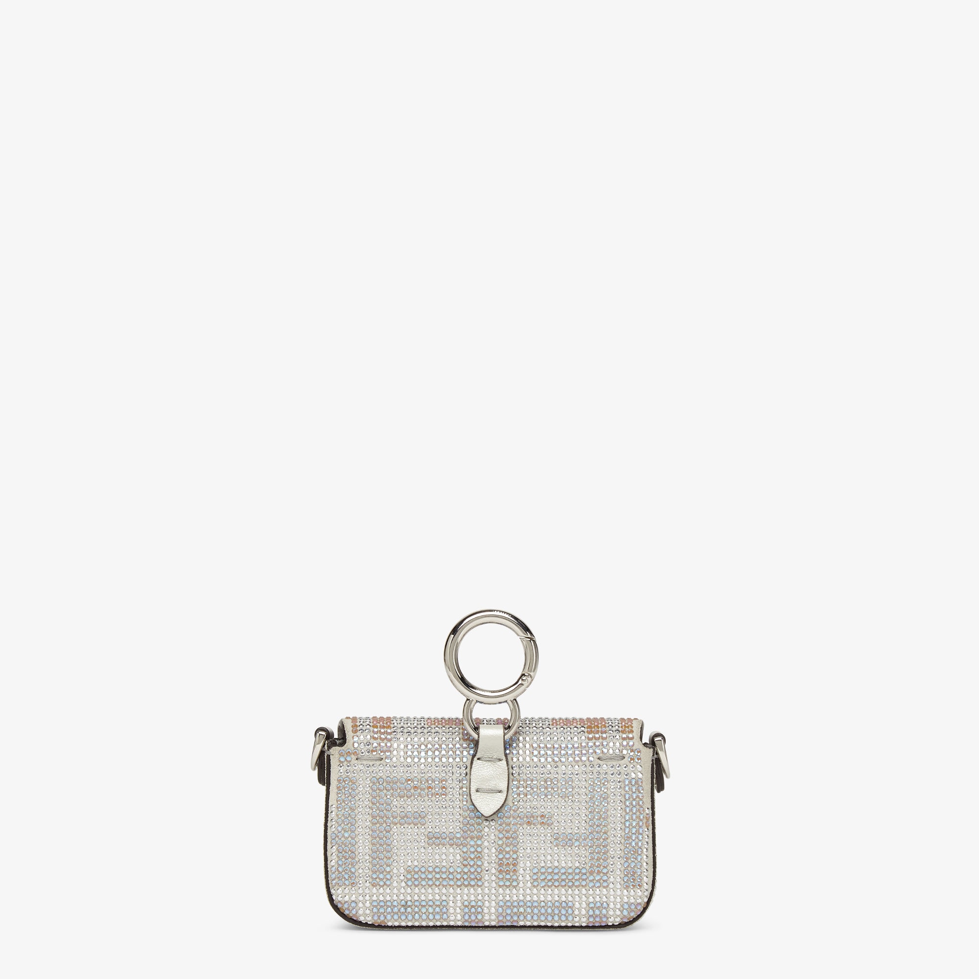 Nano Baguette Charm Sequins or crystals Silver | Fendi Nano Baguette Charm Sequins or crystals Silver | Fendi