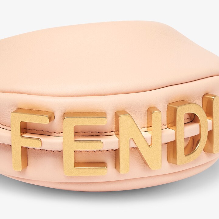 Fendigraphy Mini-棕色FF提花布料迷你手袋-女士手袋-FENDI芬迪官网