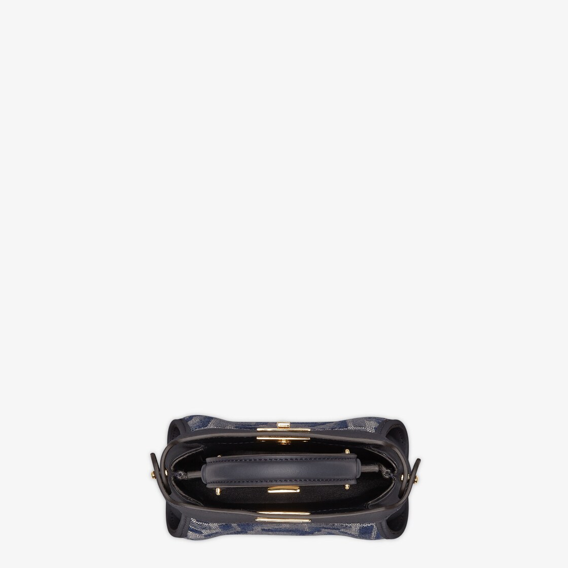 Nano Peekaboo 布質藍色| Fendi Nano Peekaboo 布質藍色| Fendi