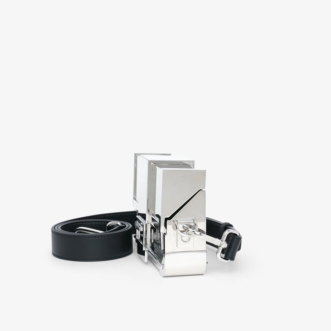 Baguette Trunk Mini Metal Silver | Fendi