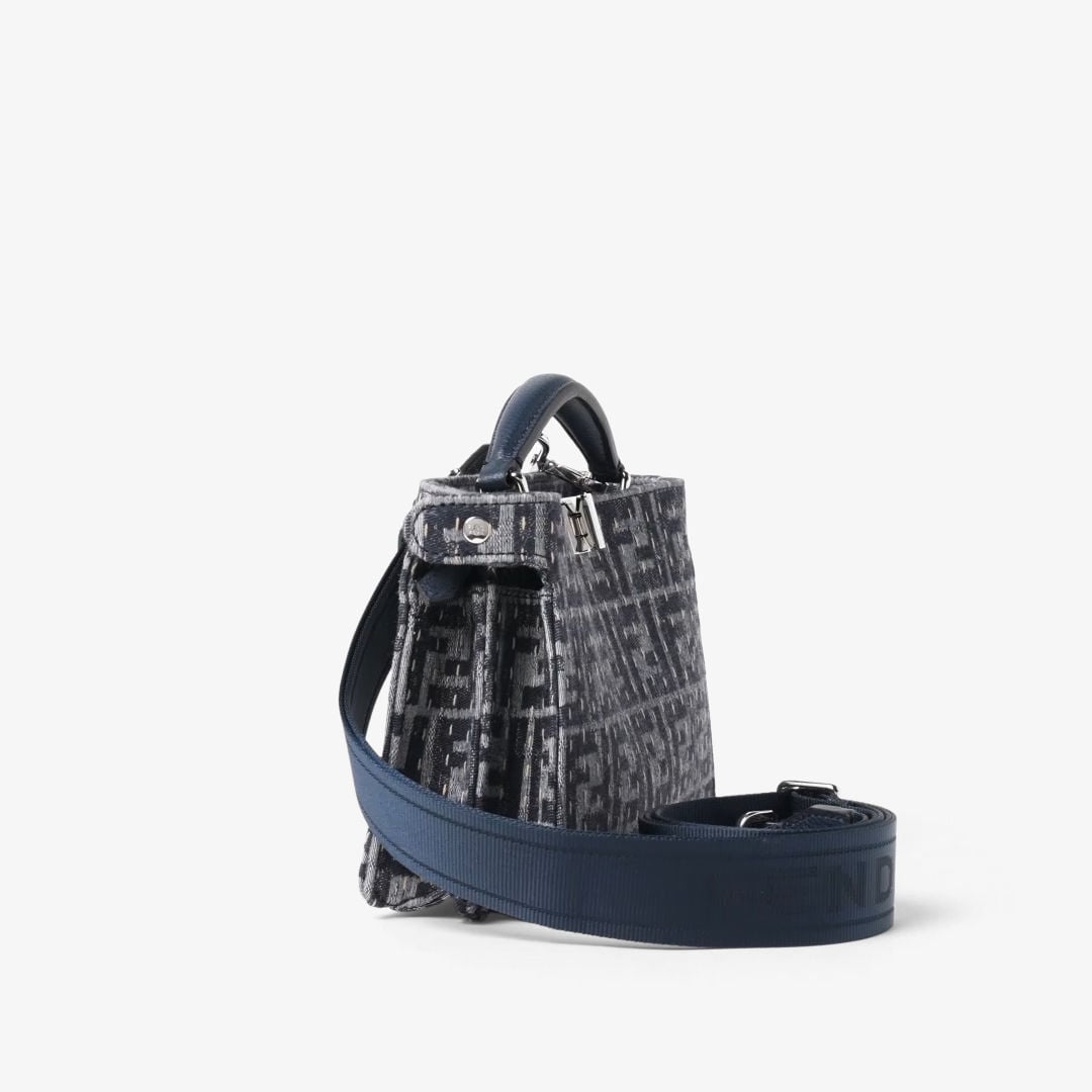 Peekaboo ISeeU X-Cross Fabric Blue | Fendi Peekaboo ISeeU X-Cross Fabric Blue | Fendi