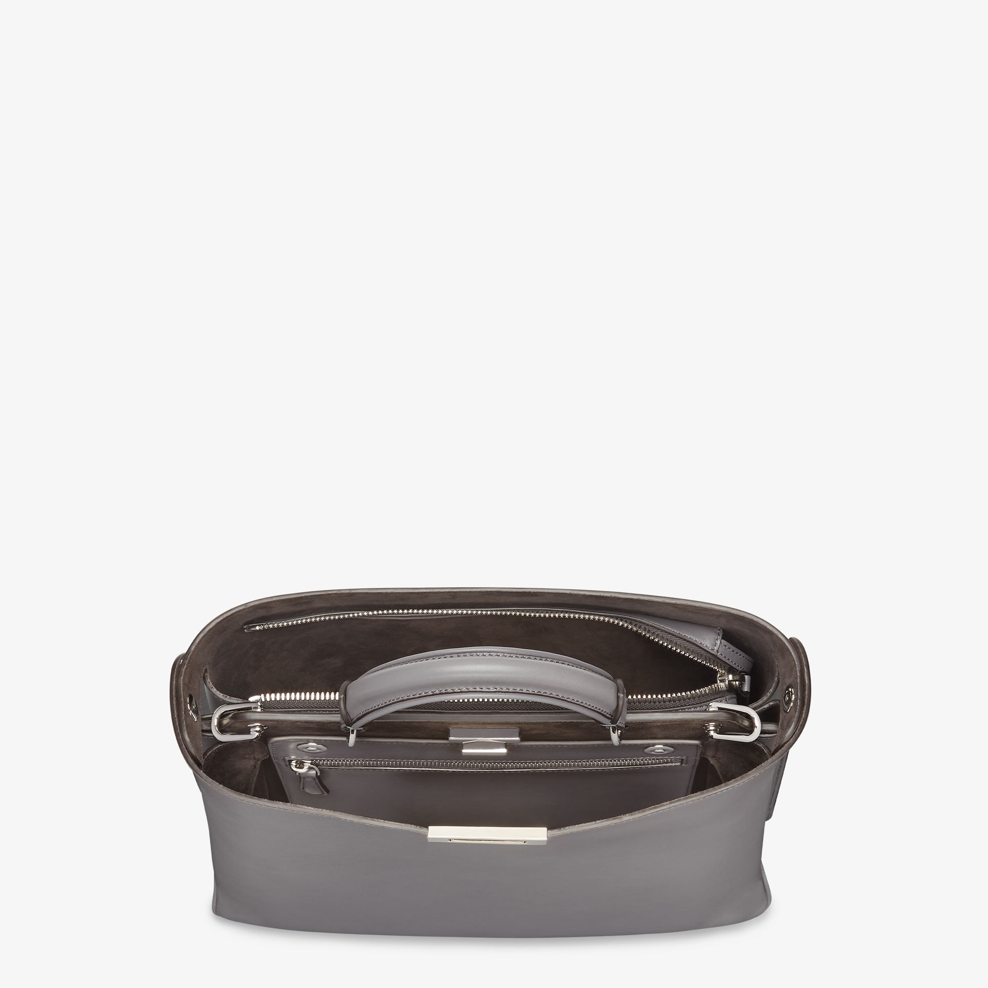Peekaboo Soft Medium Leather Gray | Fendi Peekaboo Soft Medium Leather Gray | Fendi