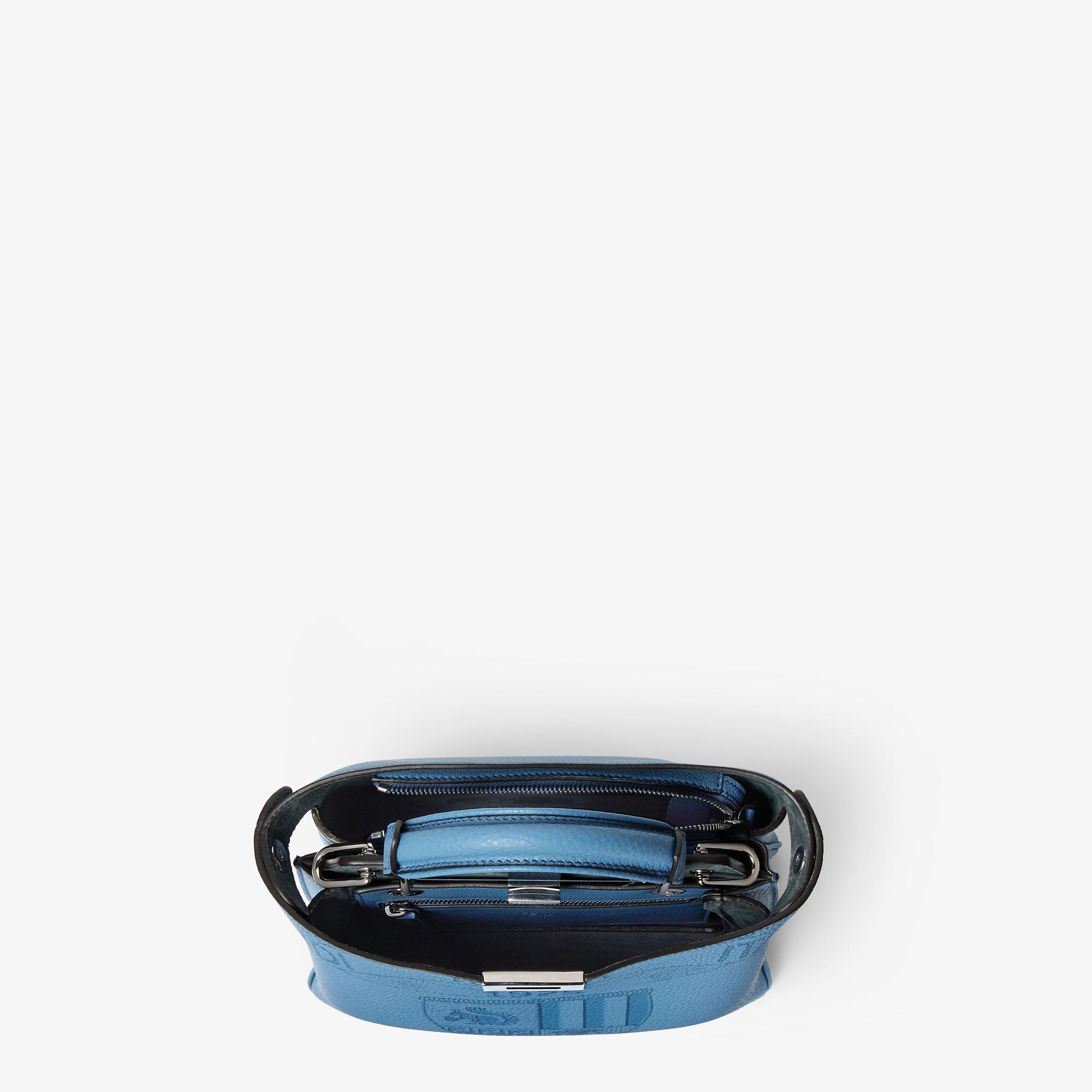 Peekaboo Soft Small Cuoio Romano leather Blue | Fendi Peekaboo Soft Small Cuoio Romano leather Blue | Fendi