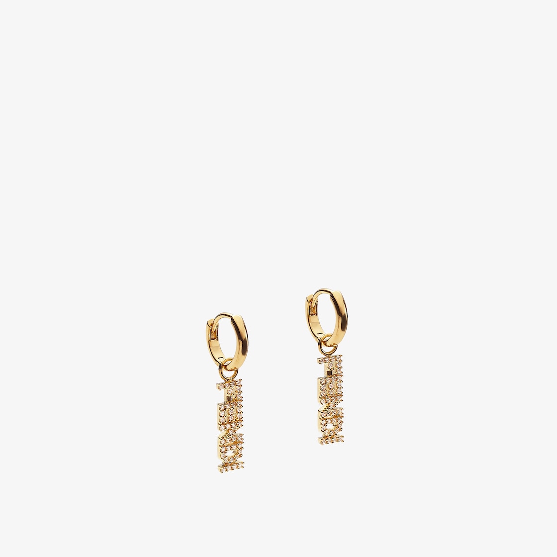 フェンディグラフィ ピアス クリスタル ゴールド | Fendi フェンディグラフィ ピアス クリスタル ゴールド | Fendi