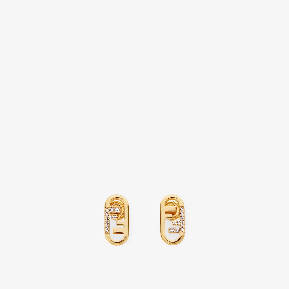 オーロック ピアス クリスタル ゴールド | Fendi オーロック ピアス クリスタル ゴールド | Fendi
