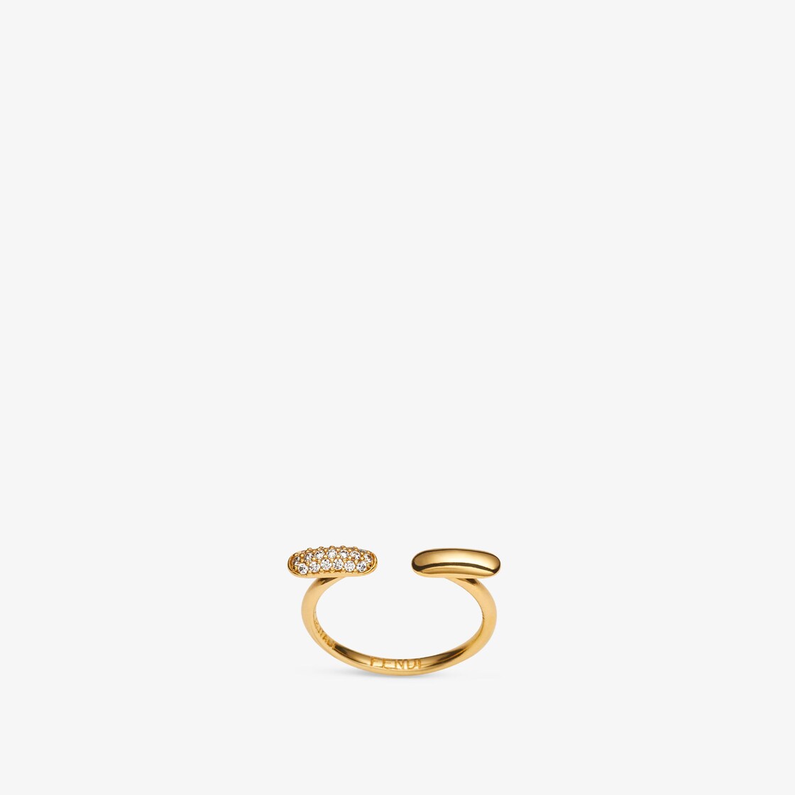 S4447 FENDI Fロゴ メタル ほど近い リング S4447 FENDI Fロゴ メタル ほど近い リング
