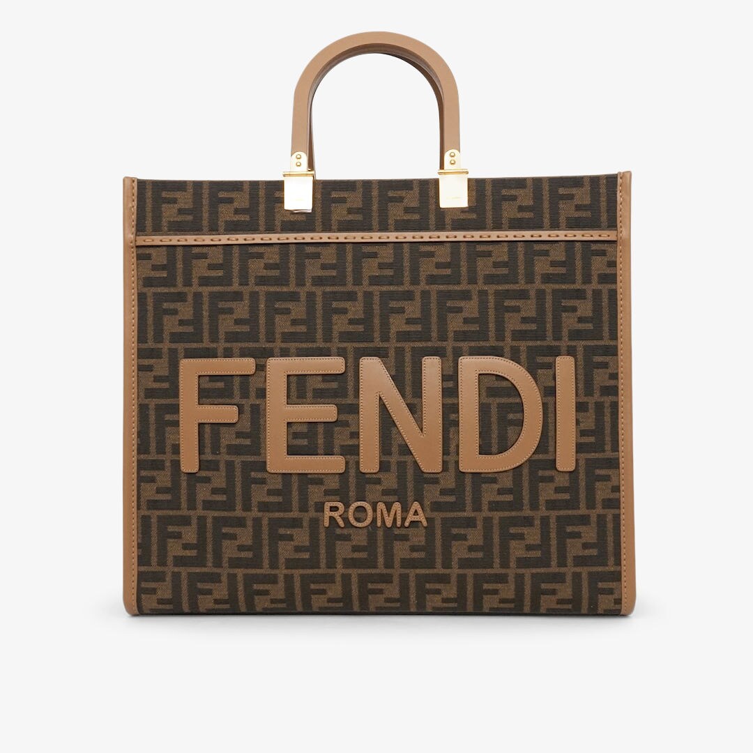 Fendi Sunshine Medium Fabric Brown | Fendi