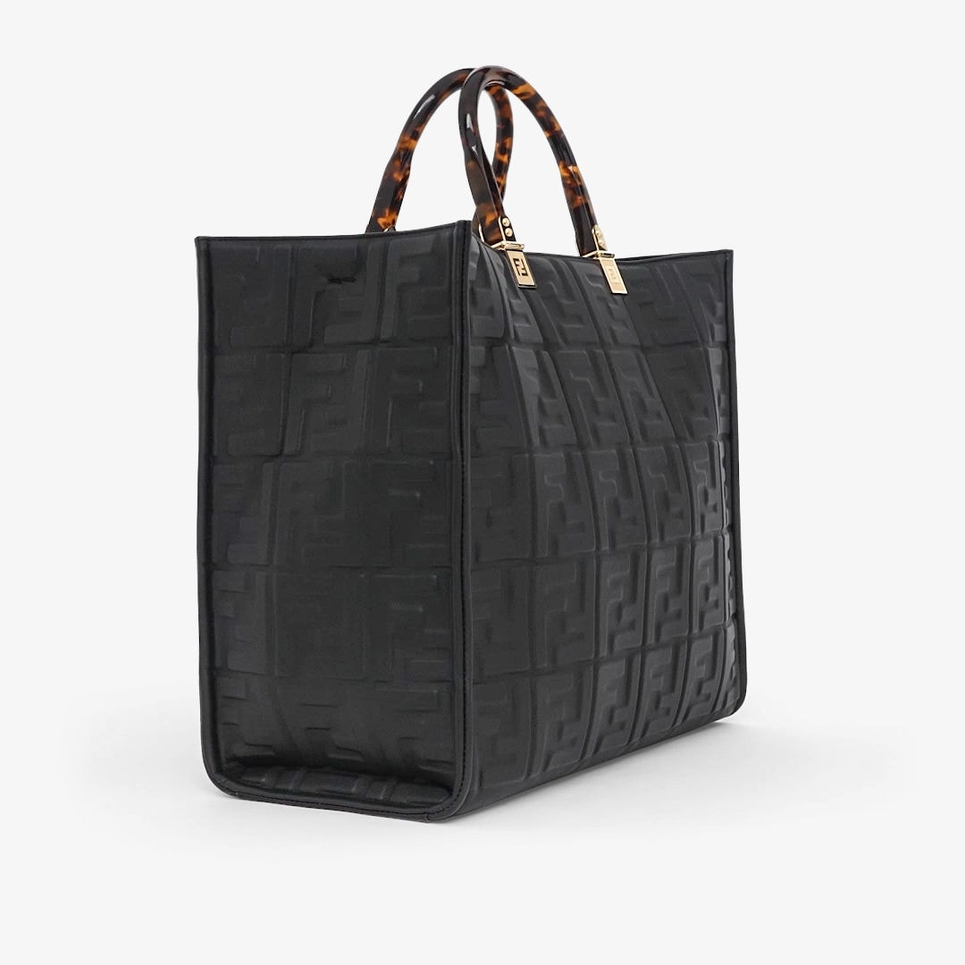 フェンディ サンシャイン ミディアム レザー ブラック | Fendi フェンディ サンシャイン ミディアム レザー ブラック | Fendi