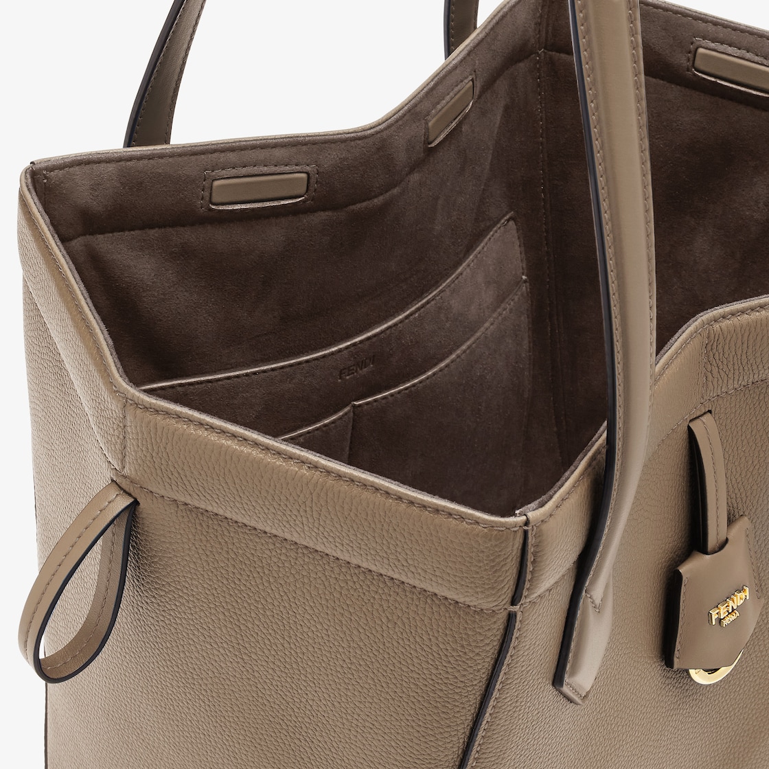 Fendi Origami Medium Leather Gray | Fendi