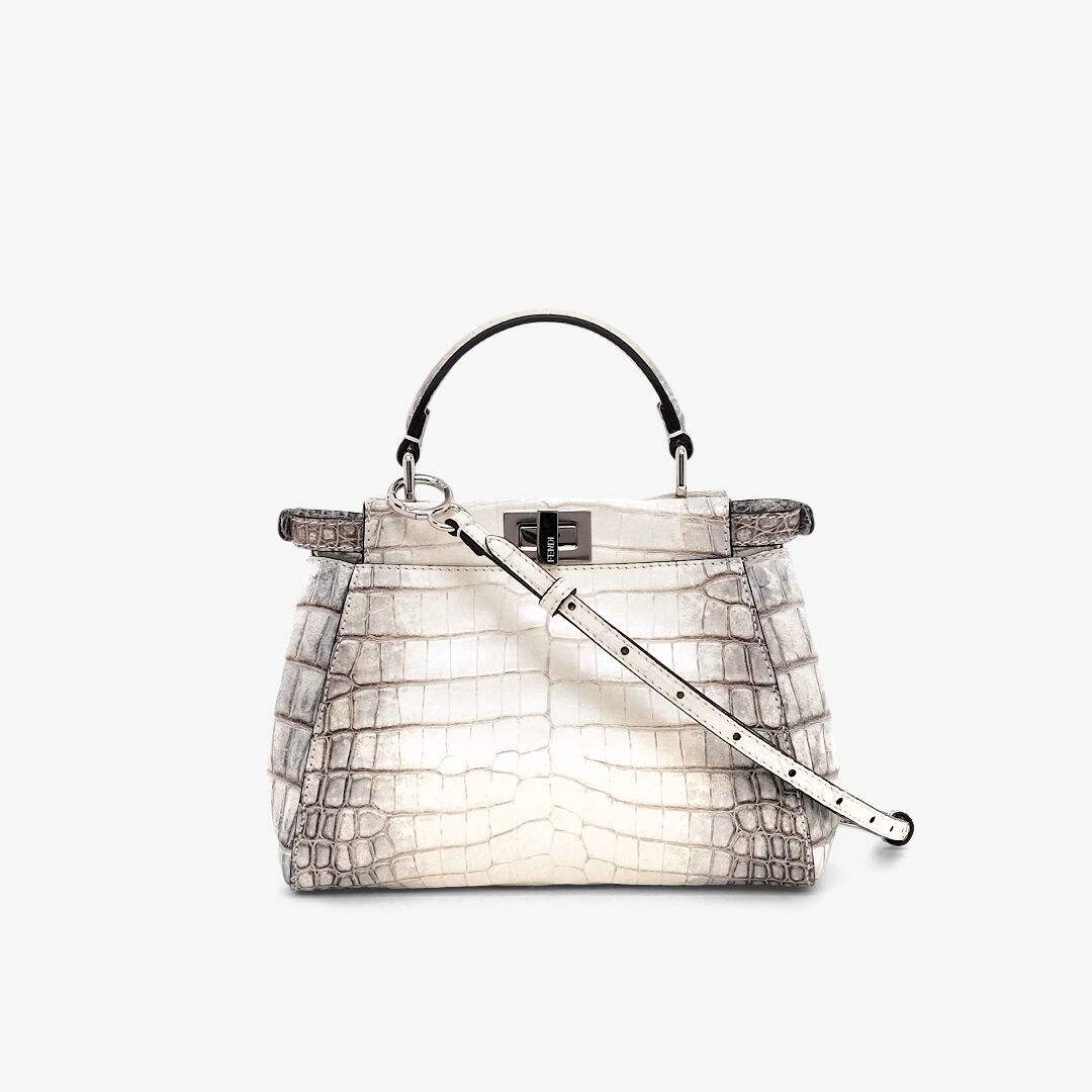 Peekaboo Mini Precious skin White | Fendi