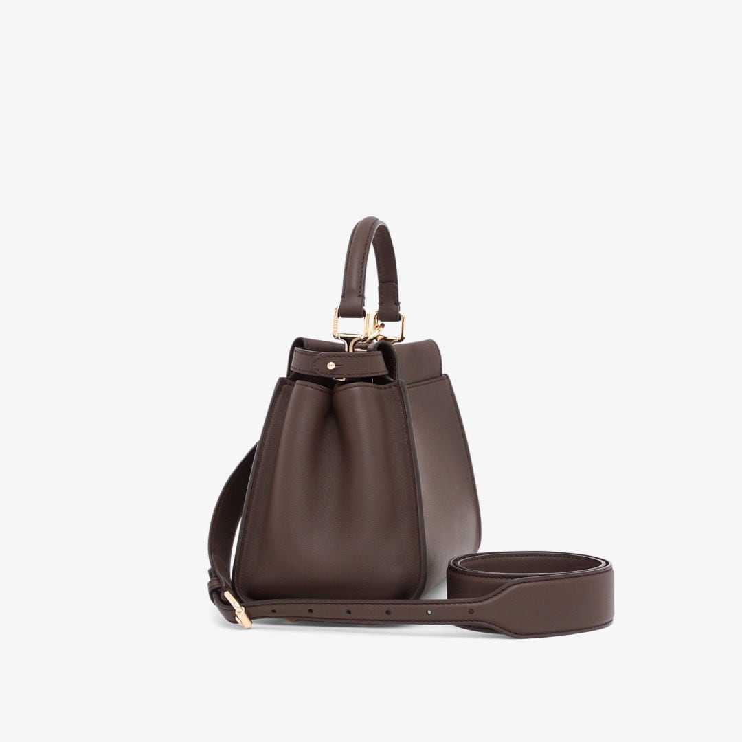 ピーカブー ミニ レザー ブラウン | Fendi ピーカブー ミニ レザー ブラウン | Fendi