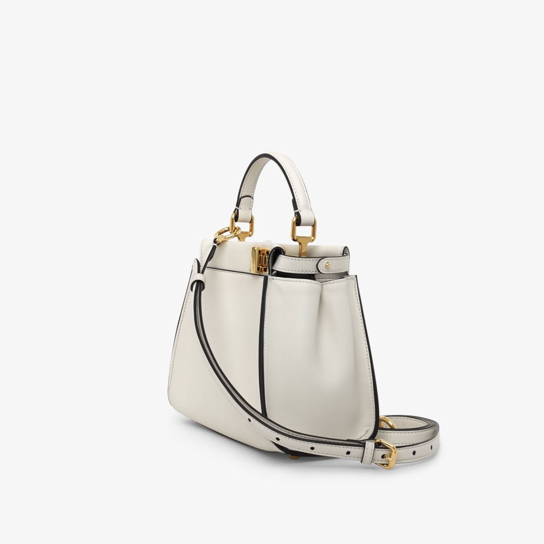 ピーカブー ミニ レザー ホワイト | Fendi ピーカブー ミニ レザー ホワイト | Fendi