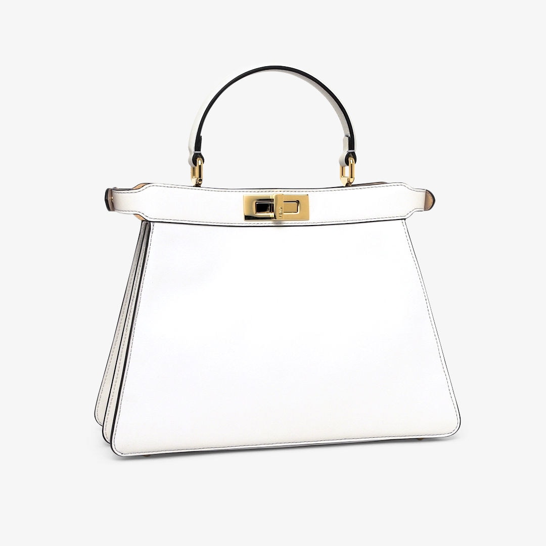 ピーカブー ISeeU ミディアム レザー ホワイト | Fendi ピーカブー ISeeU ミディアム レザー ホワイト | Fendi