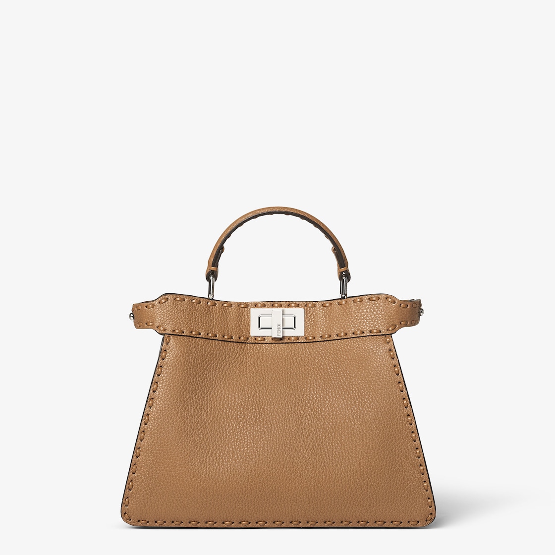 Peekaboo ISeeU Petite Cuoio Romano leather Brown | Fendi Peekaboo ISeeU Petite Cuoio Romano leather Brown | Fendi