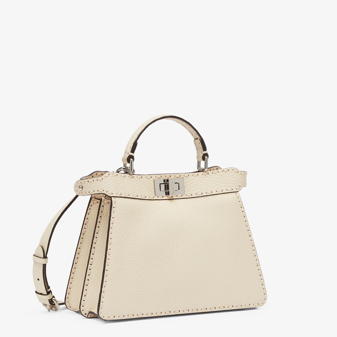 Peekaboo ISeeU Small Selleria Beige | Fendi