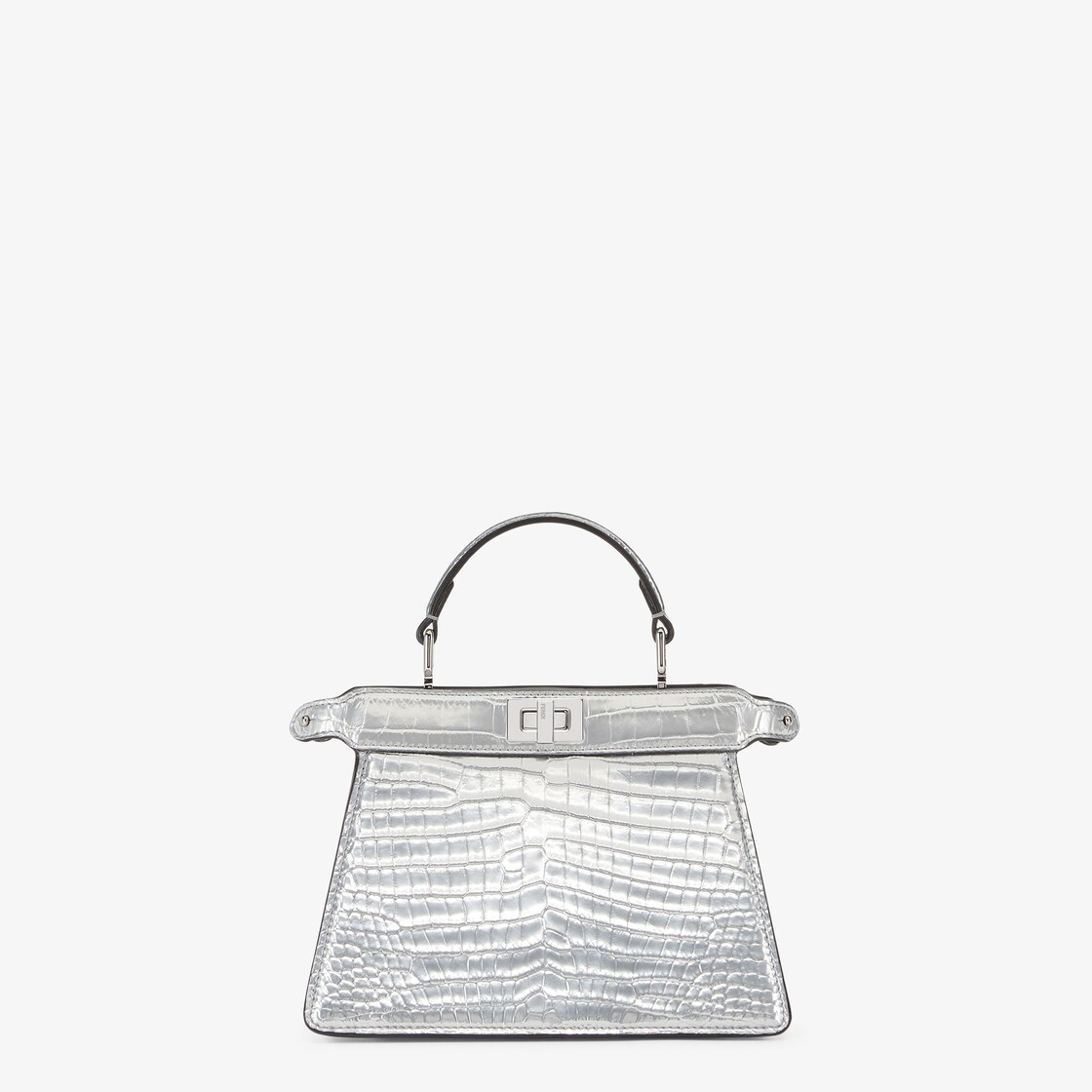 ピーカブー ISeeU プチ プレシャスレザー シルバー | Fendi ピーカブー ISeeU プチ プレシャスレザー シルバー | Fendi