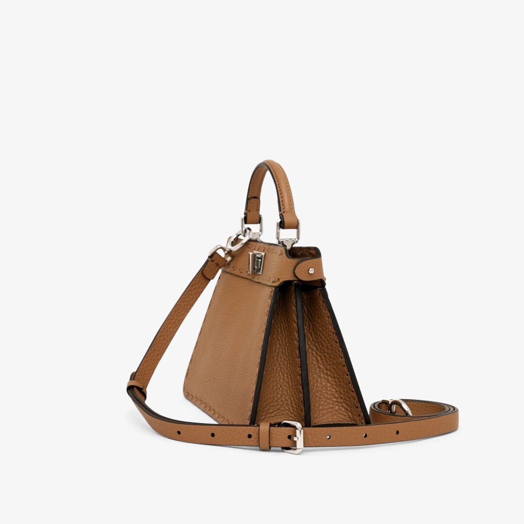 Peekaboo ISeeU Petite Selleria Marron | Fendi
