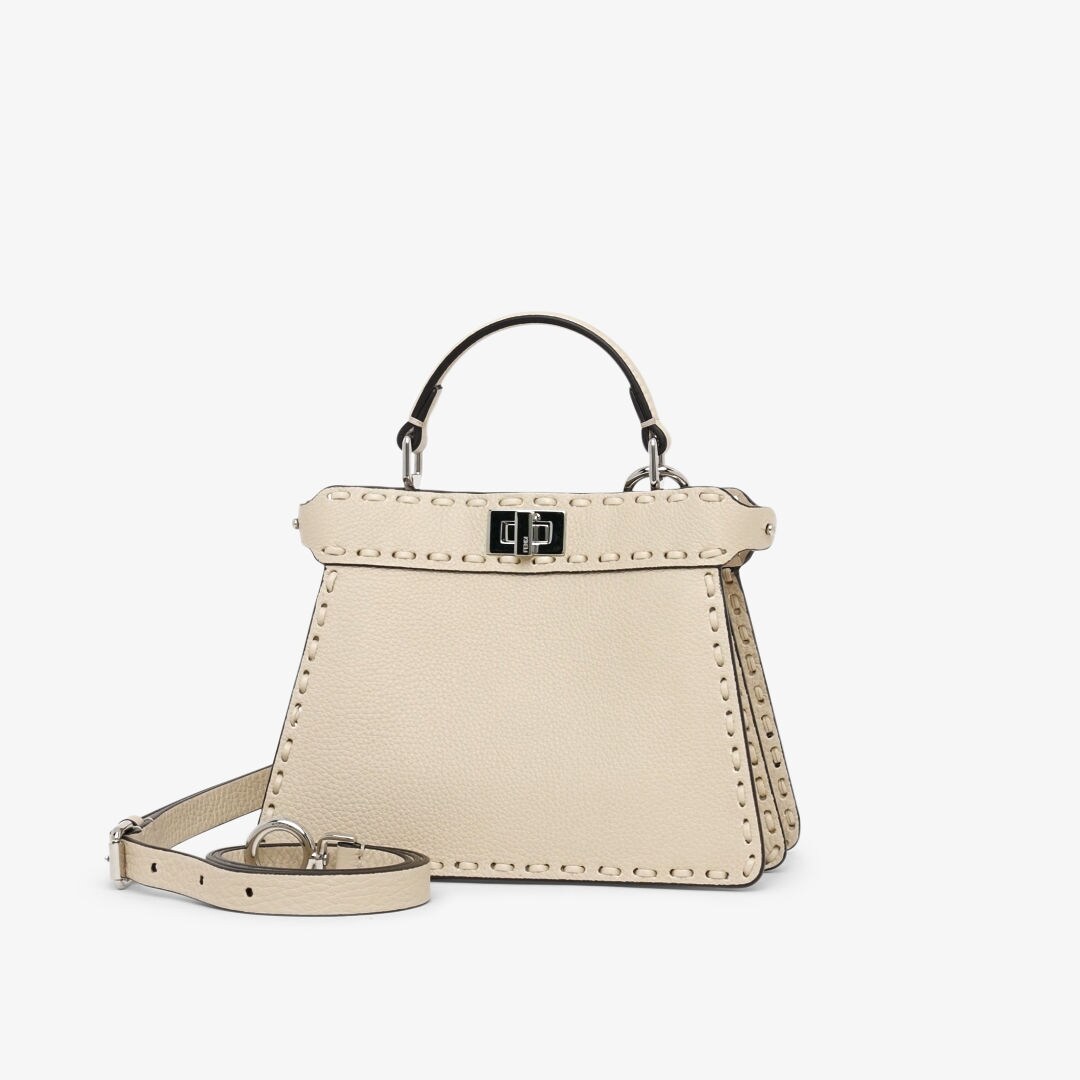 Peekaboo ISeeU Petite Selleria Beige | Fendi