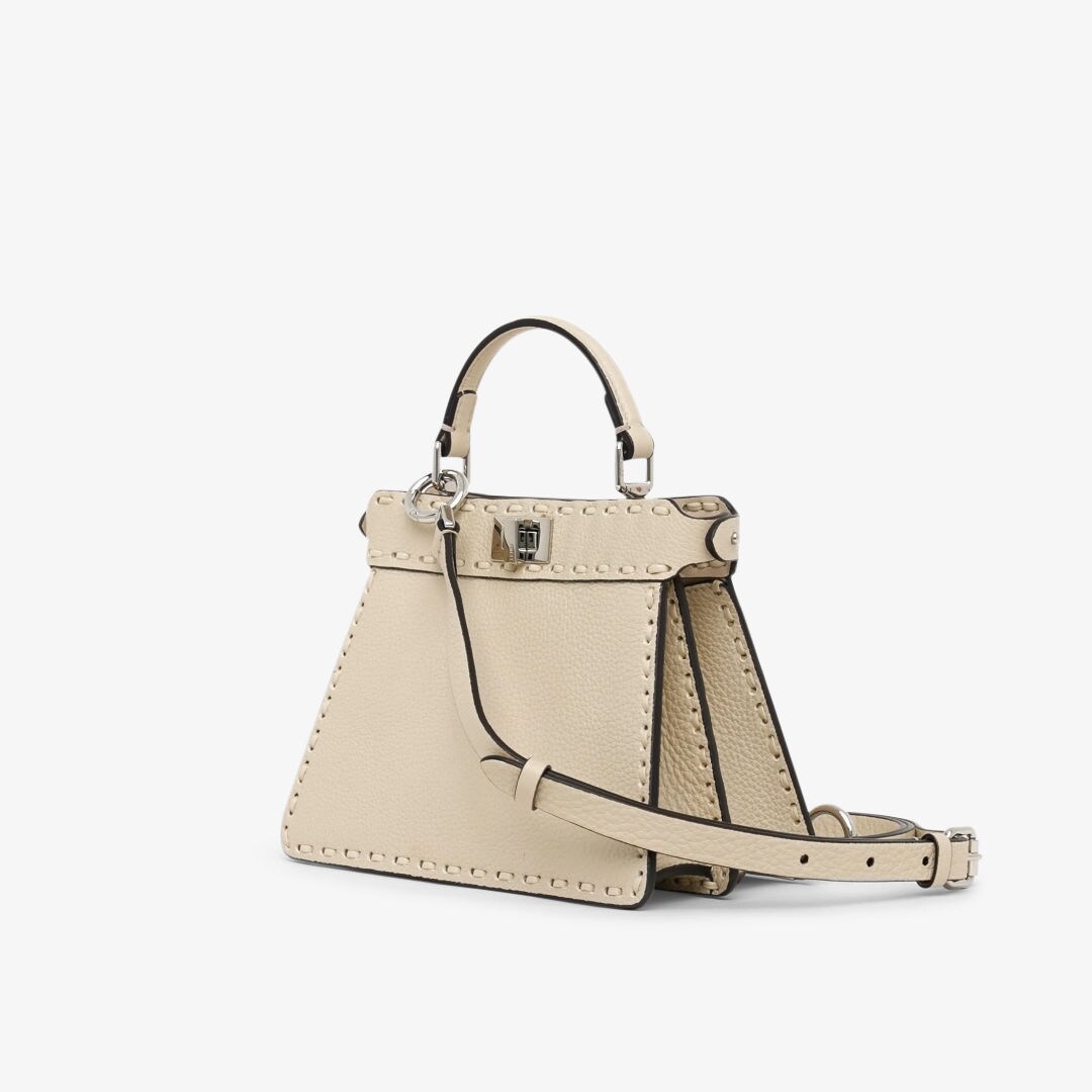 Peekaboo ISeeU Petite Selleria Beige | Fendi