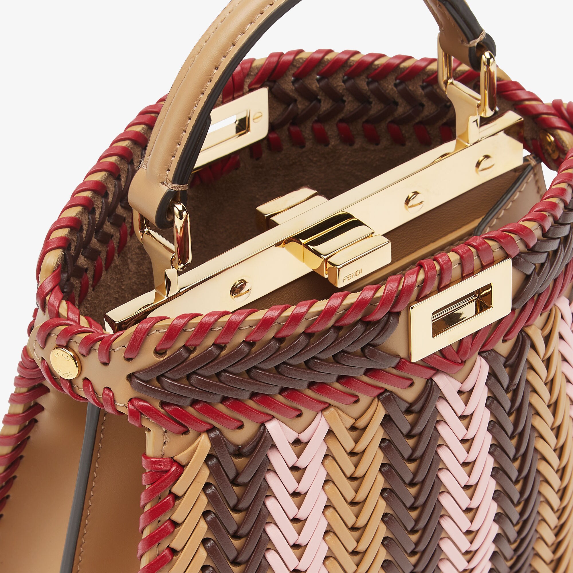 Peekaboo ISeeU Petite Leather Multicolor | Fendi Peekaboo ISeeU Petite Leather Multicolor | Fendi