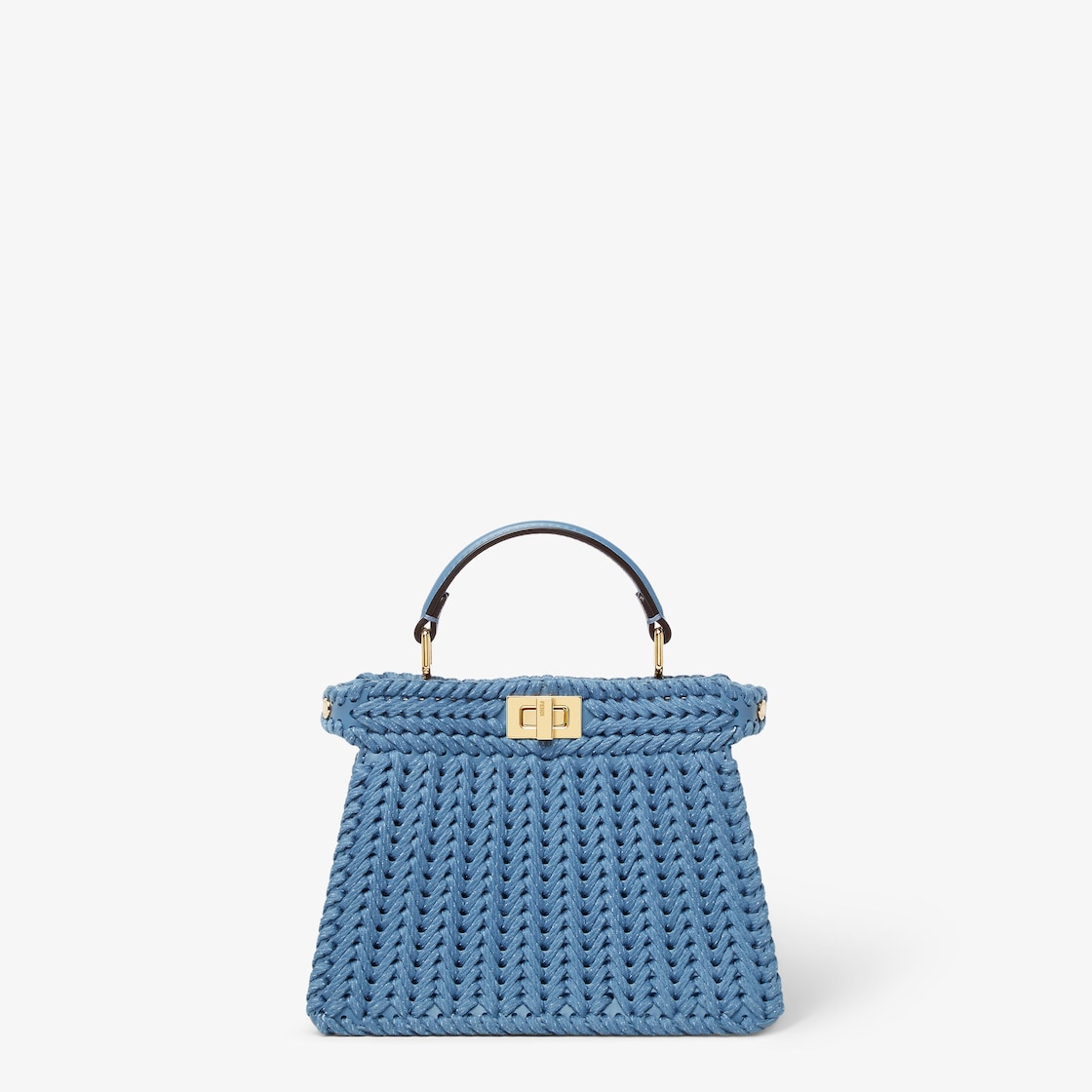 Peekaboo ISeeU Petite Leather Blue | Fendi Peekaboo ISeeU Petite Leather Blue | Fendi