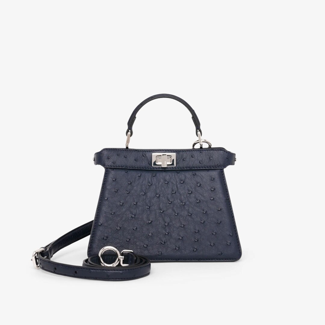 ピーカブー ISeeU プチ プレシャスレザー ブルー | Fendi ピーカブー ISeeU プチ プレシャスレザー ブルー | Fendi