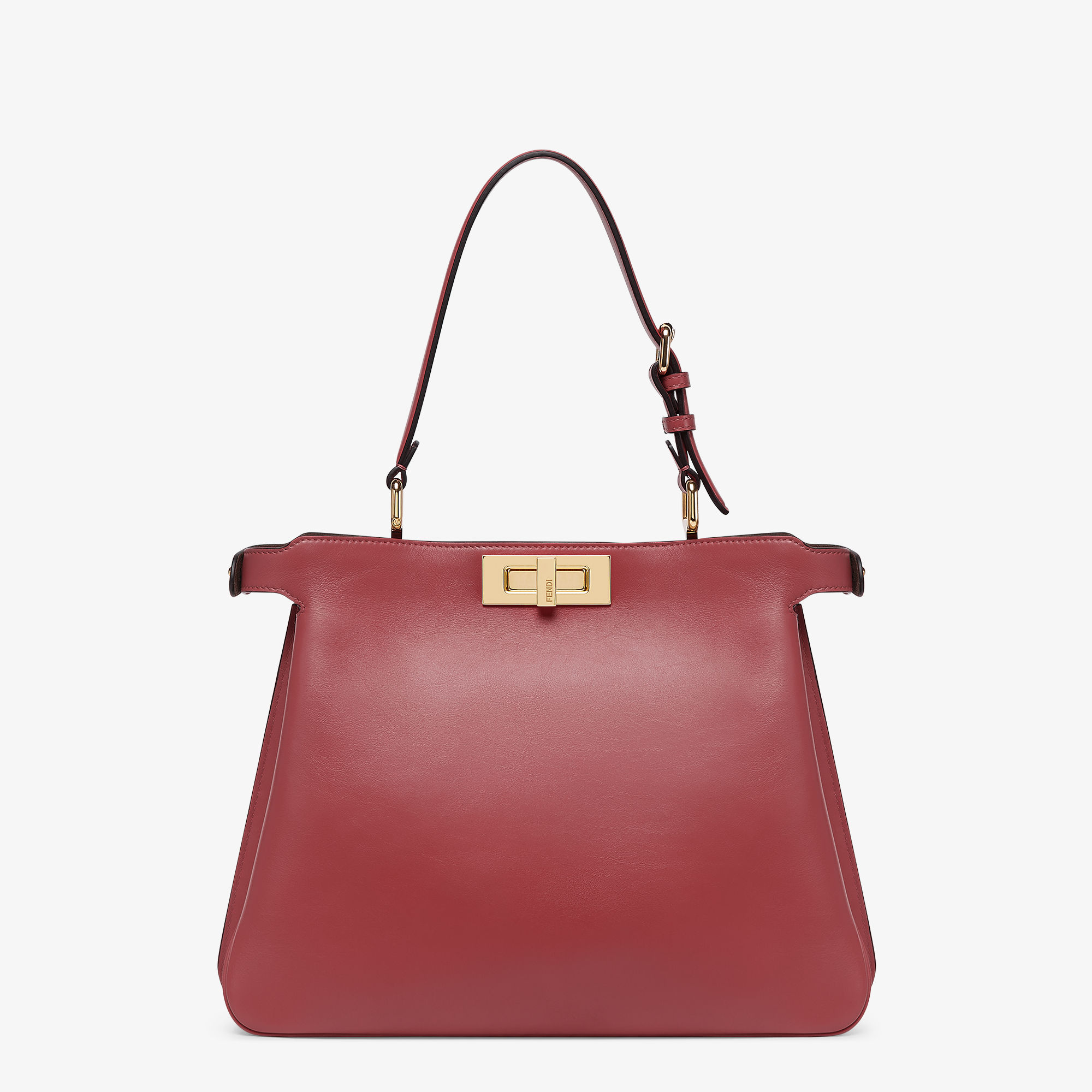 Peekaboo Soft Medium Leather Red | Fendi Peekaboo Soft Medium Leather Red | Fendi