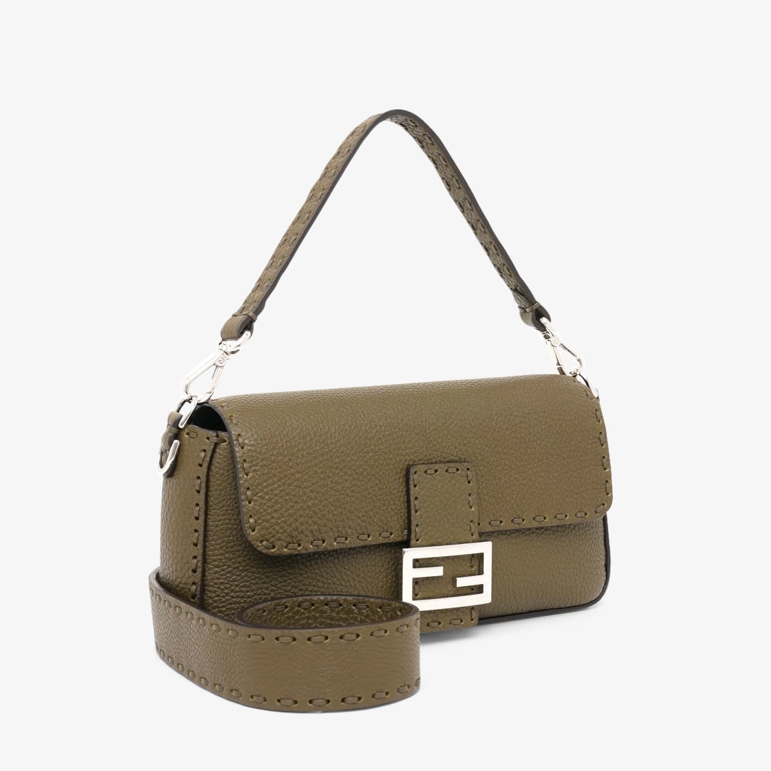 バゲット カーフレザー グリーン | Fendi バゲット カーフレザー グリーン | Fendi