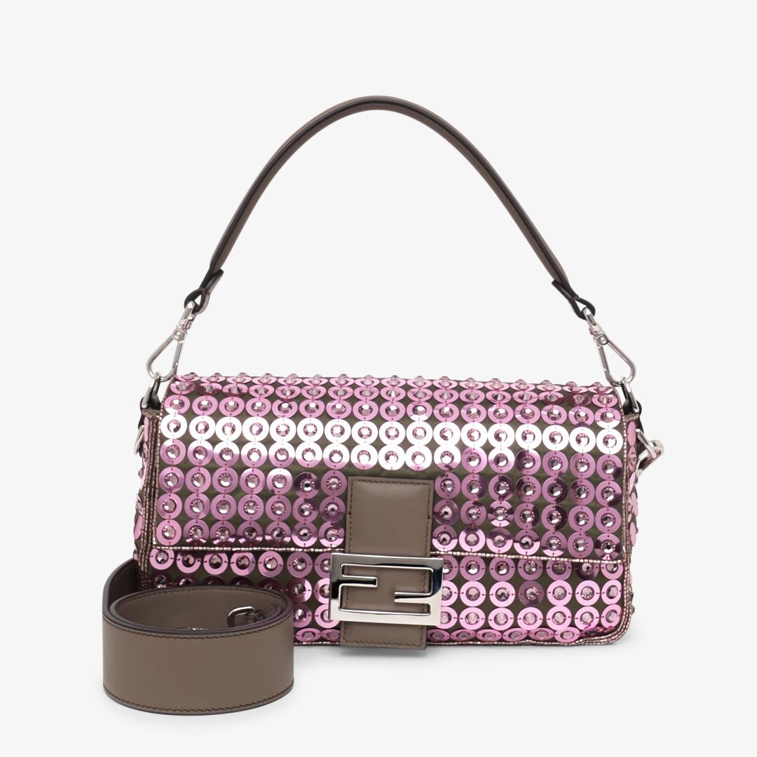 Baguette Lentejuelas o cristales Multicolor | Fendi