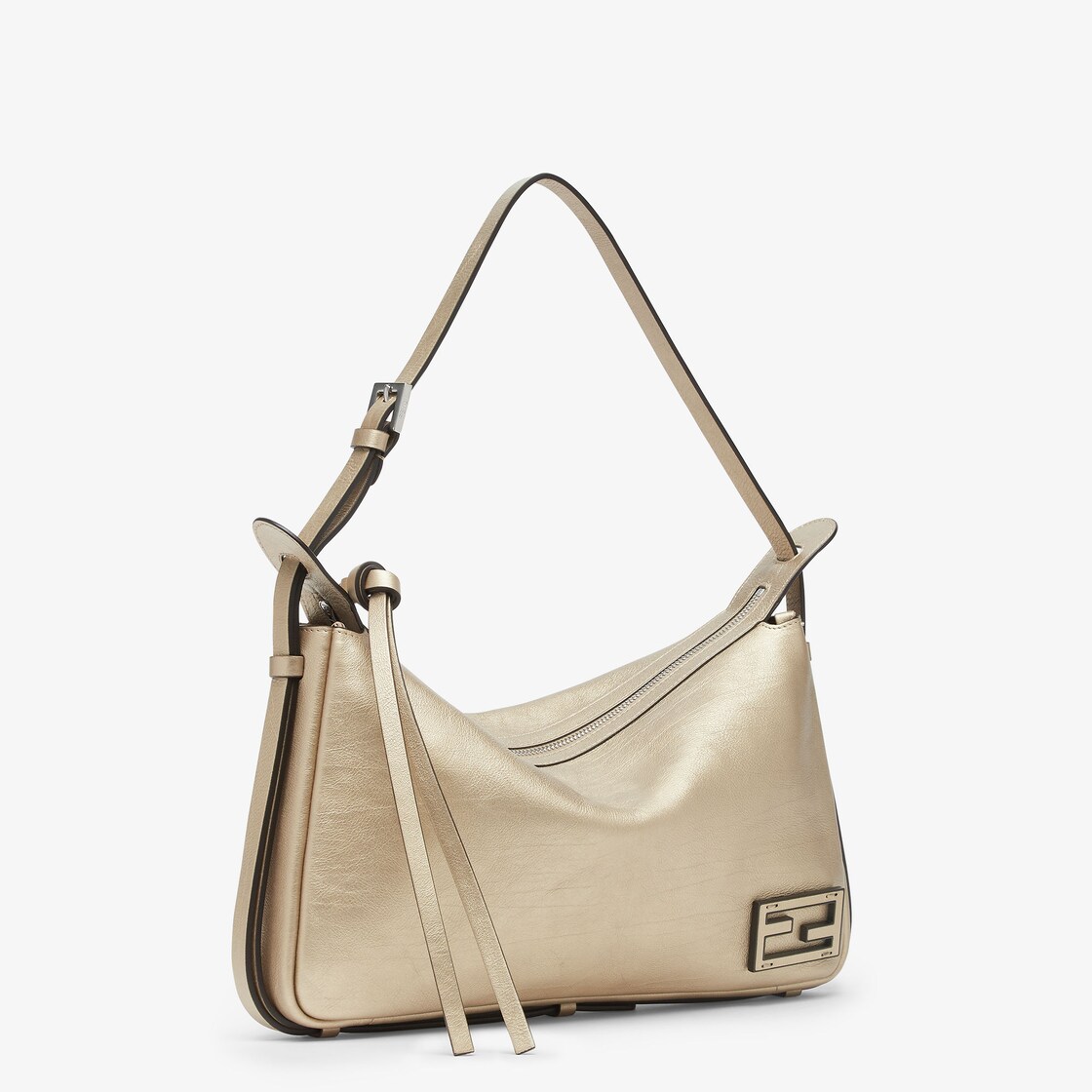 中型款式Simply FENDI 皮革 金色 | Fendi