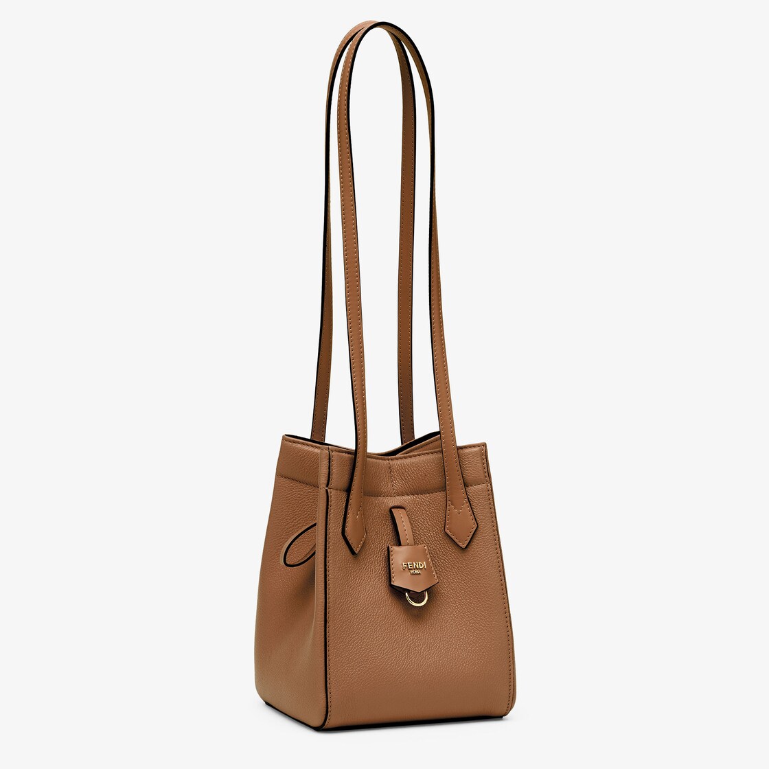 Fendi Origami Mini Leather Brown | Fendi