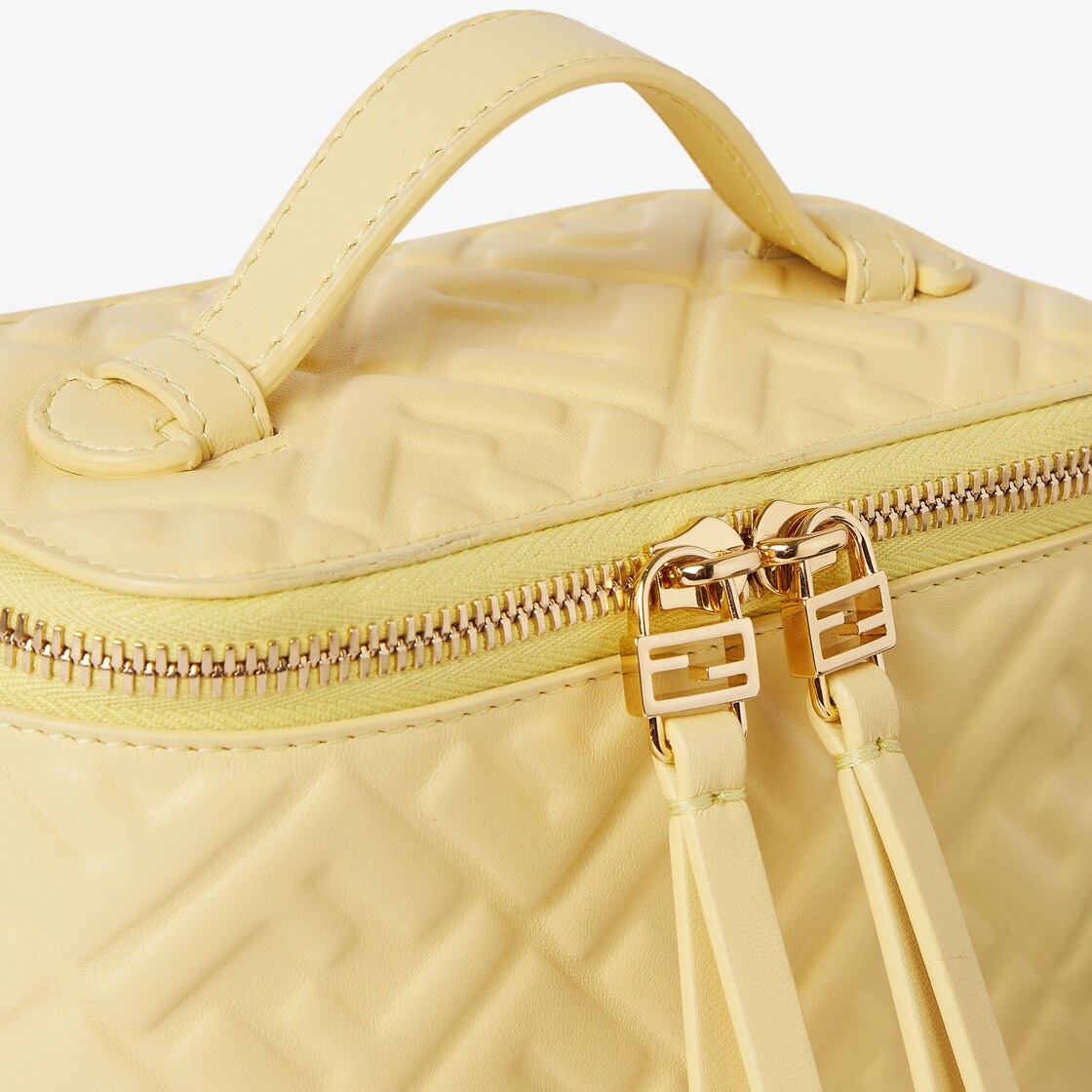 FENDI VANITY手袋-FF图案黄色迷你包-FENDI芬迪中国官网
