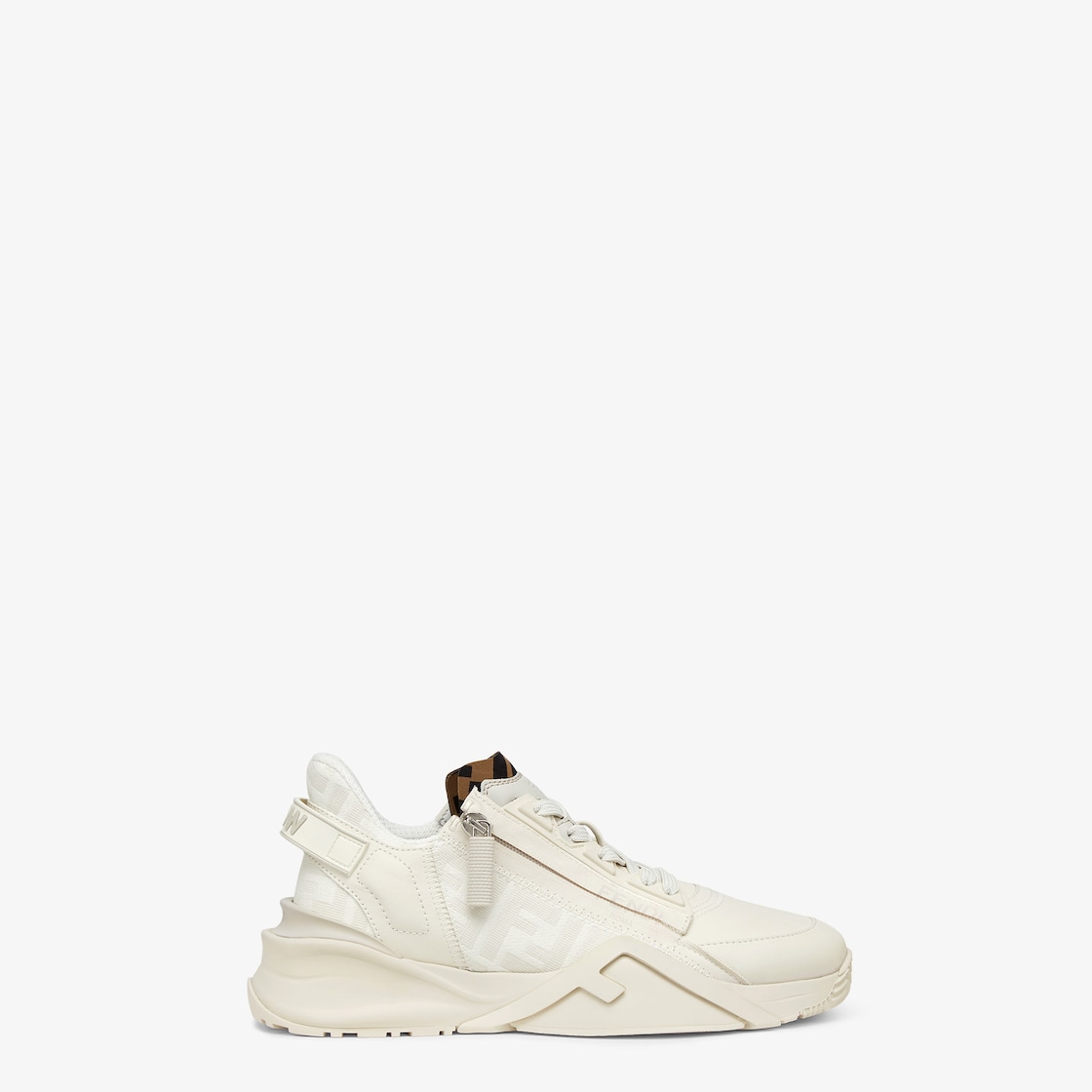 Fendi Flow - White leather low-tops | Fendi