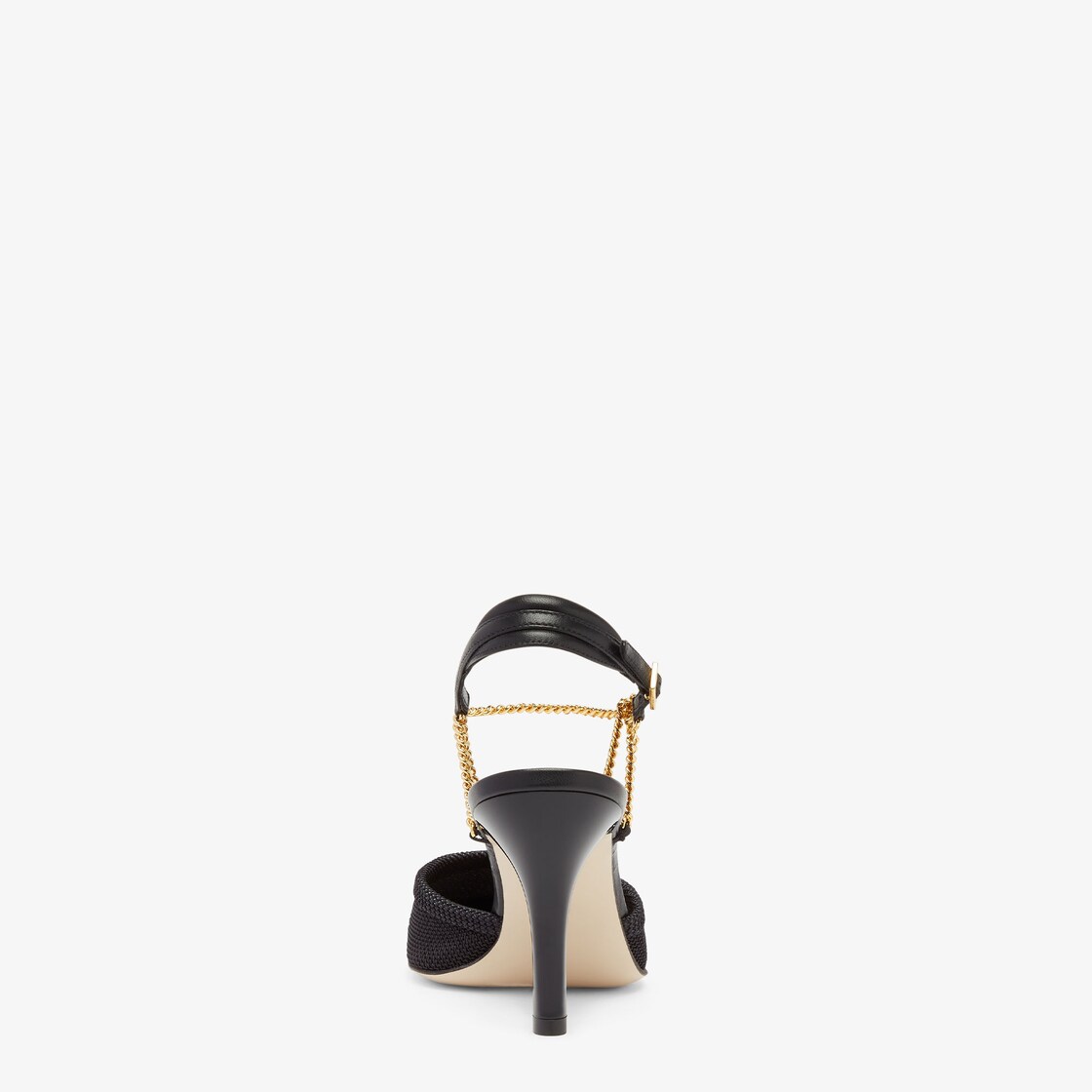 Colibrì Lite - Slingback mit hohem Absatz aus Netz in Schwarz | Fendi