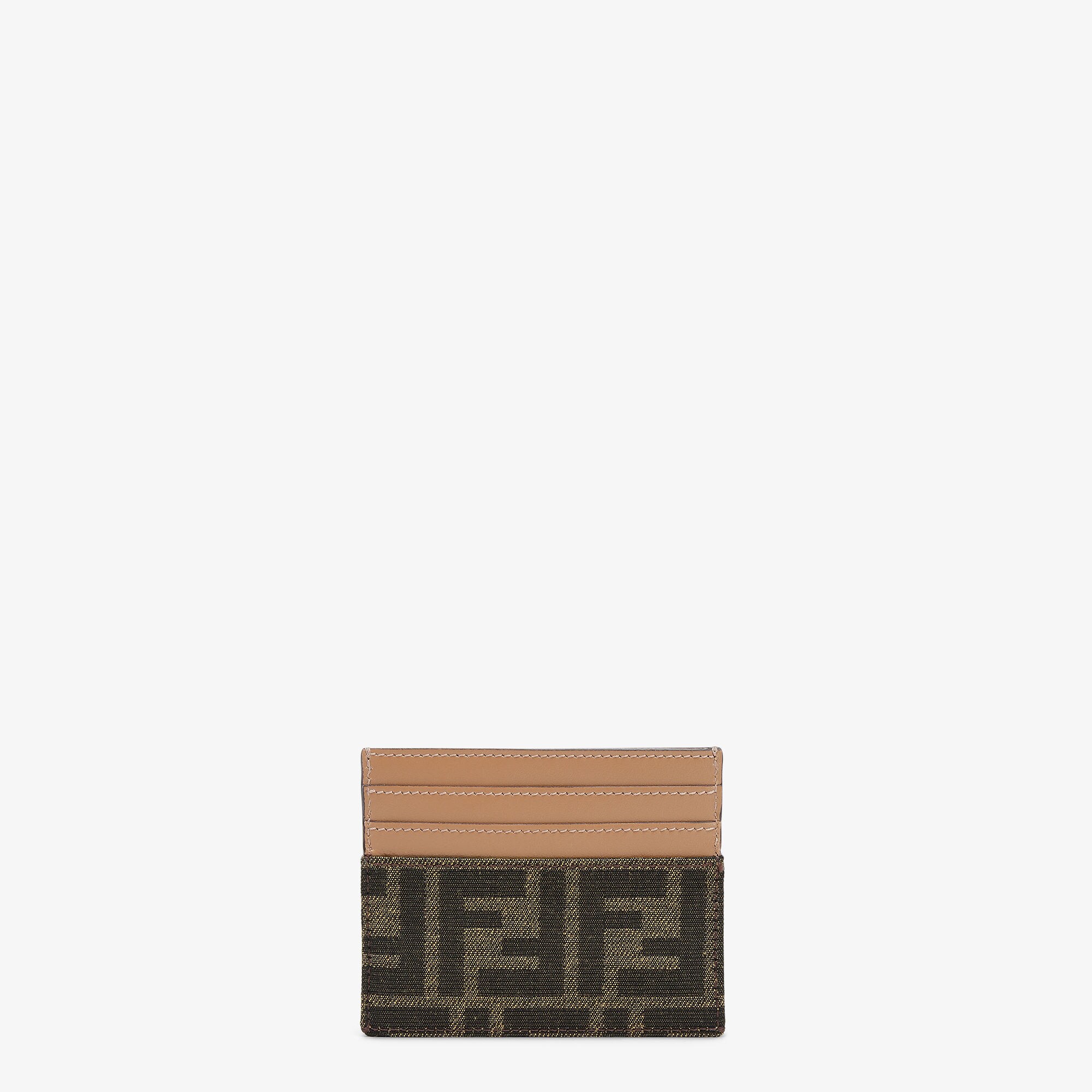 Baguette Card Case Fabric Brown | Fendi