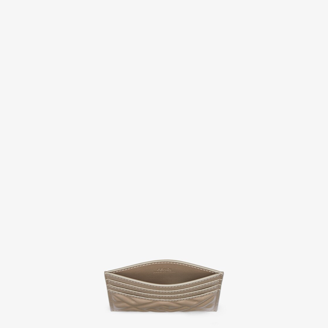 Tarjetero Baguette Piel Gris | Fendi