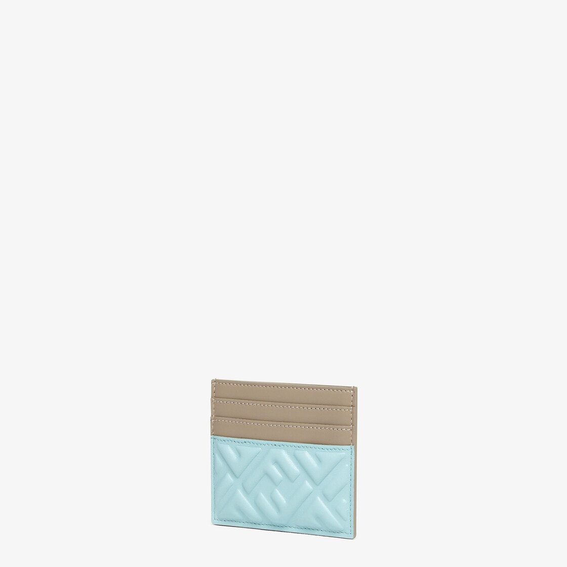 Tarjetero Baguette Piel Azul claro | Fendi