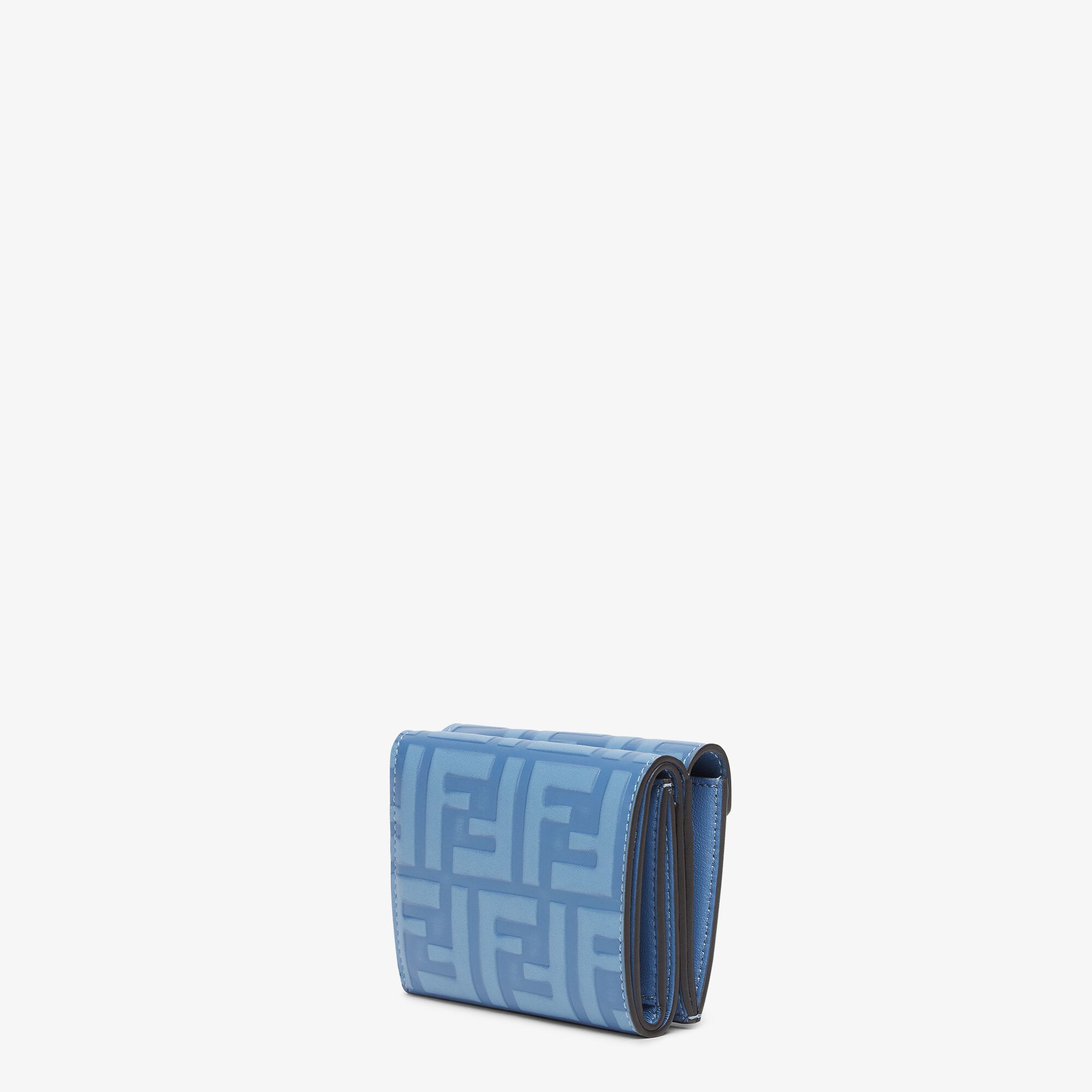 FFダイヤモンド財布 レザー ライトブルー | Fendi FFダイヤモンド財布 レザー ライトブルー | Fendi