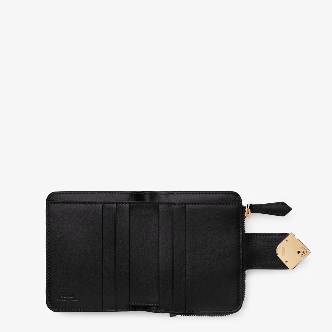 FF Diamonds Wallet - Black leather wallet | Fendi