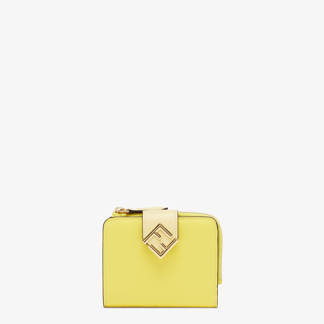 FFダイヤモンド財布 レザー イエロー | Fendi FFダイヤモンド財布 レザー イエロー | Fendi