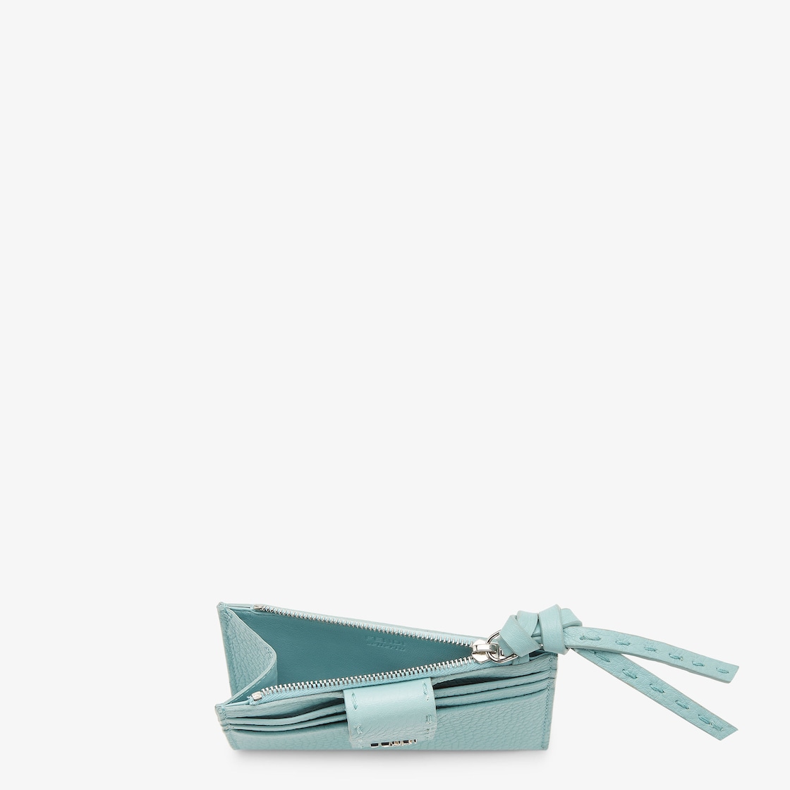FF Diamonds Zip Card Case - Light blue Selleria card holder | Fendi