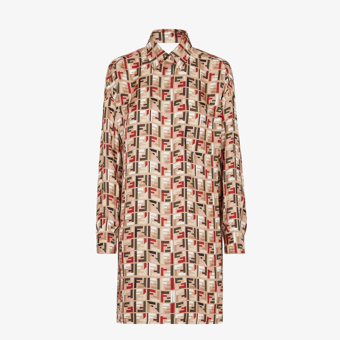 Dress Silk Beige | Fendi Dress Silk Beige | Fendi