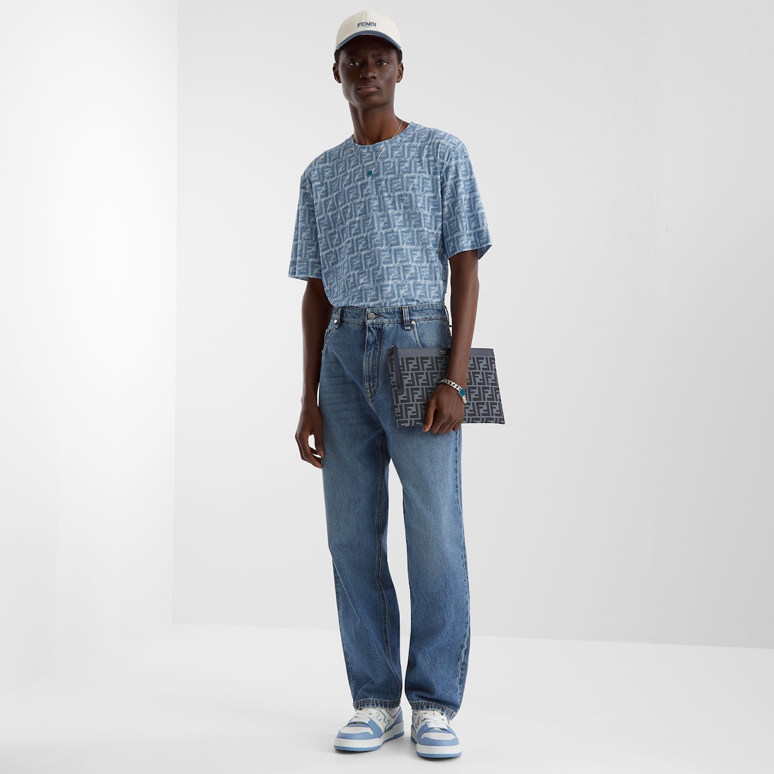 デニム パンツ デニム ブルー | Fendi デニム パンツ デニム ブルー | Fendi