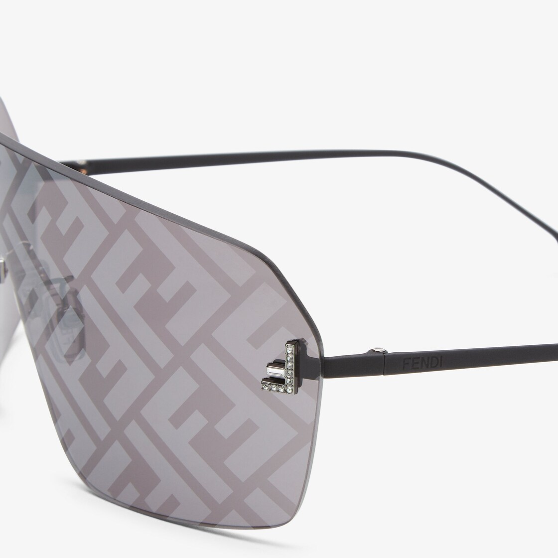 Fendi First Crystal Metal Gray | Fendi