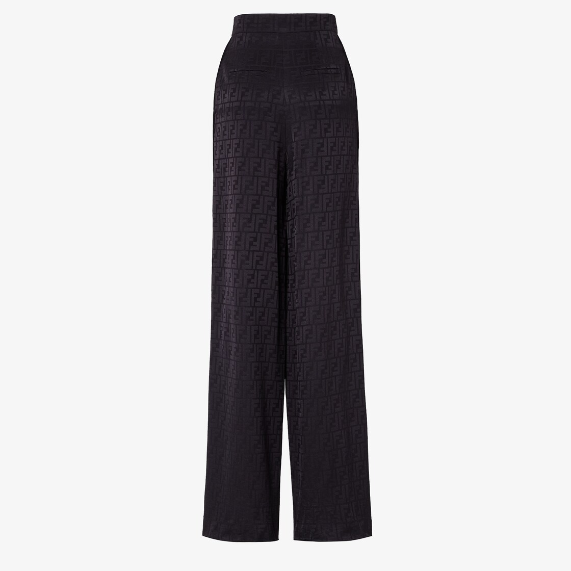 Pantalon Soie Noir | Fendi