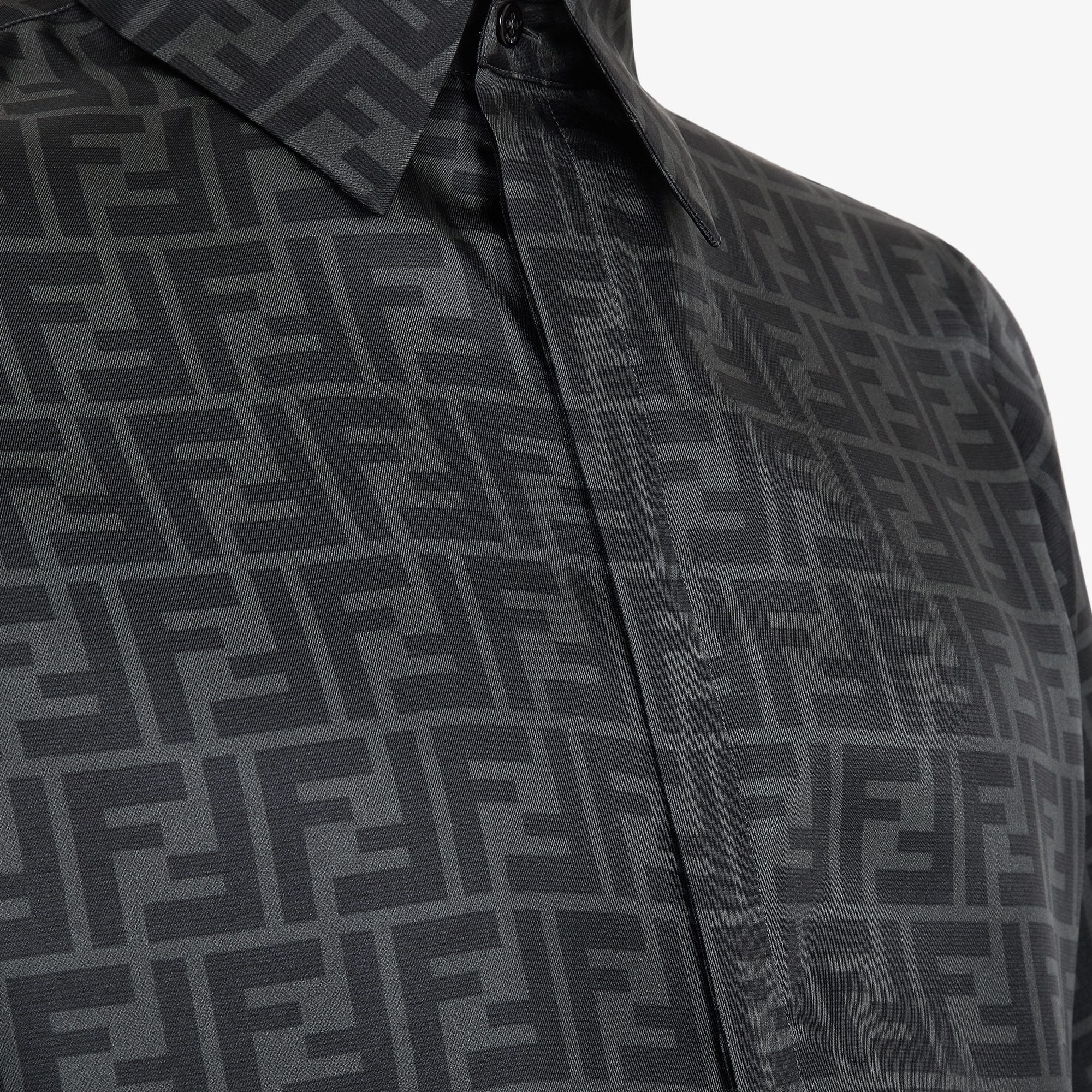 シャツ シルク ブラック | Fendi シャツ シルク ブラック | Fendi