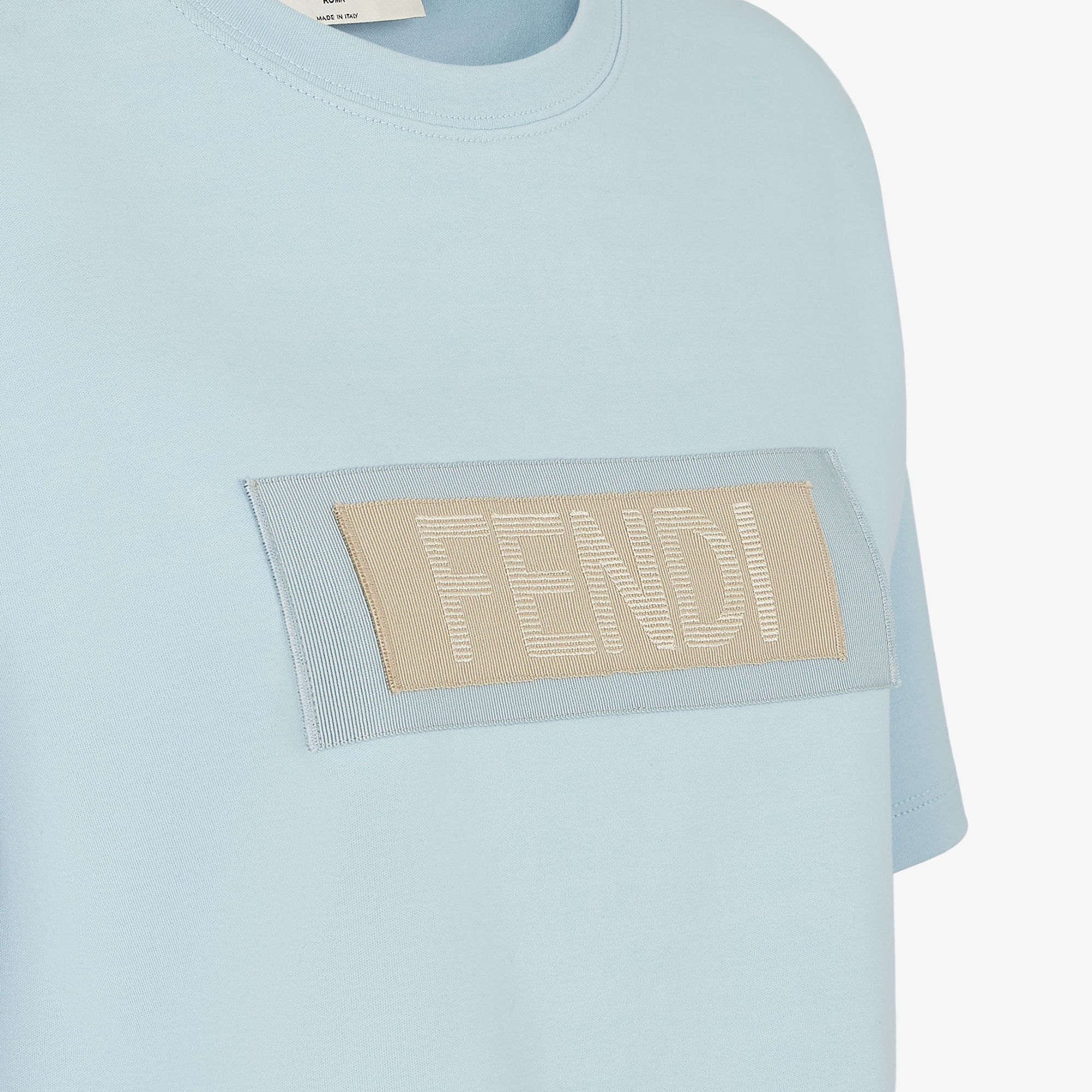 T-shirt Cotton Light blue | Fendi T-shirt Cotton Light blue | Fendi