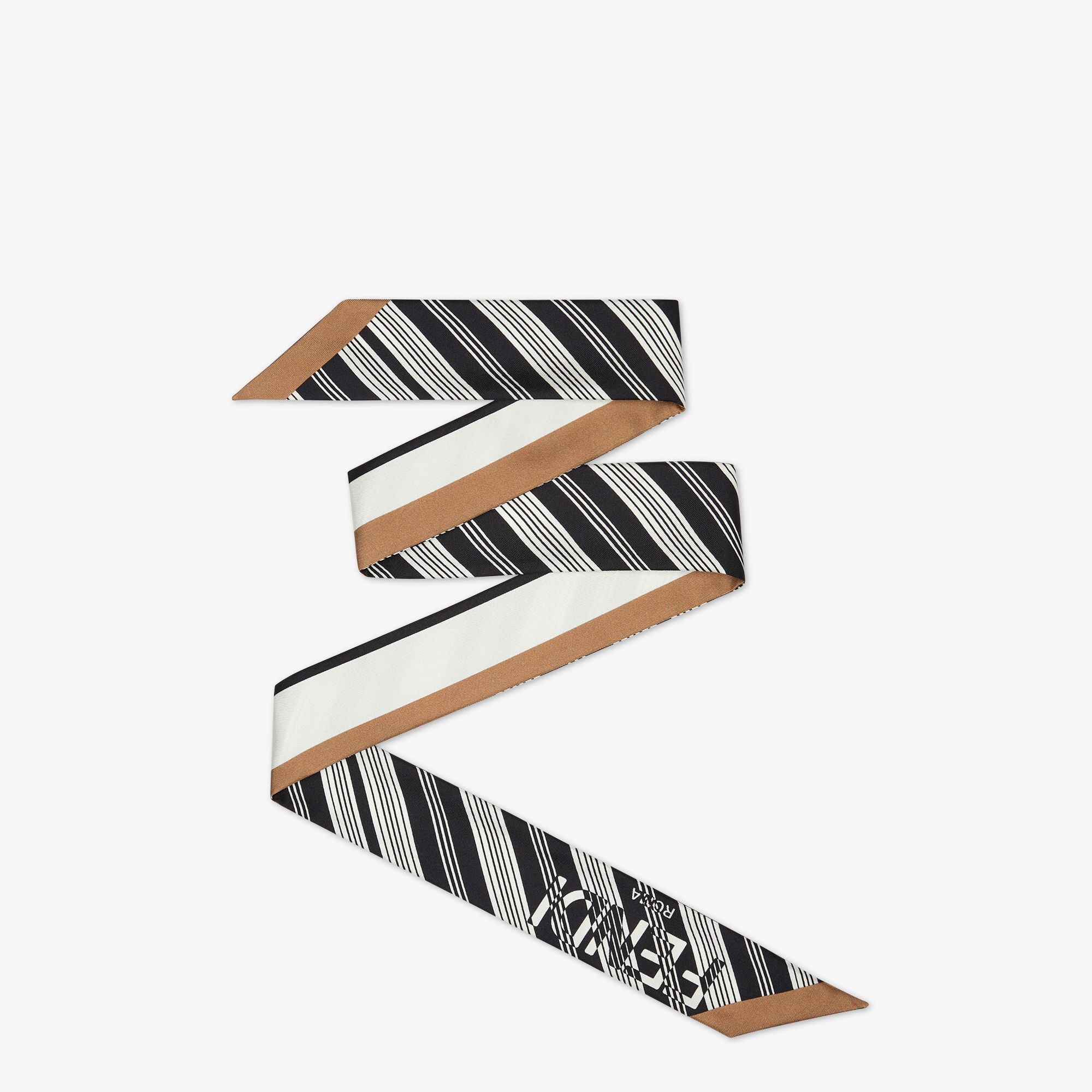 Wrappy - White silk bandeau | Fendi